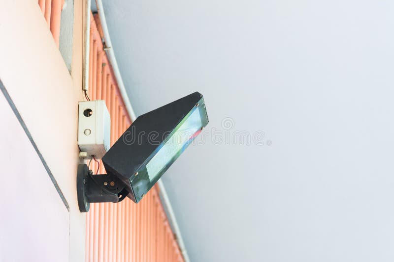 Outdoor Single Led Street Light Stock Photo - Image of background ...