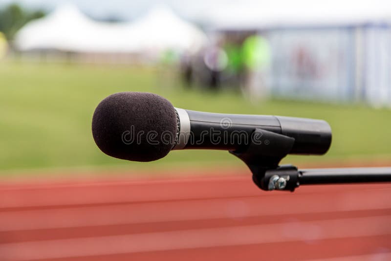 Sports Commentator Microphone Stock Photos - Free & Royalty-Free Stock ...