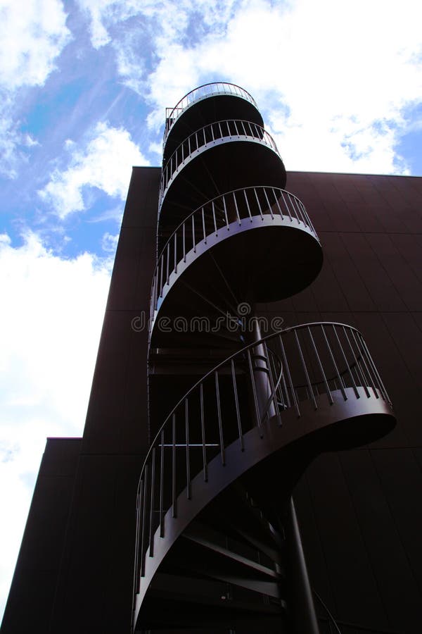 194 Spiral Staircase Silhouette Stock Photos - Free & Royalty-Free ...