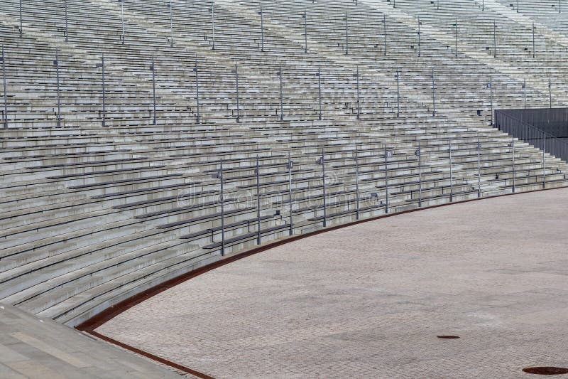 .an Outdoor Stage with Arched Seating Stock Photo - Image of design ...