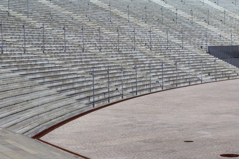 .an Outdoor Stage with Arched Seating Stock Photo - Image of design ...