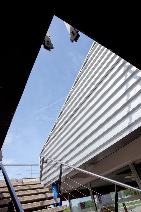 Outdoor Stairs Part of Building and Sky Stock Photo - Image of stairs ...