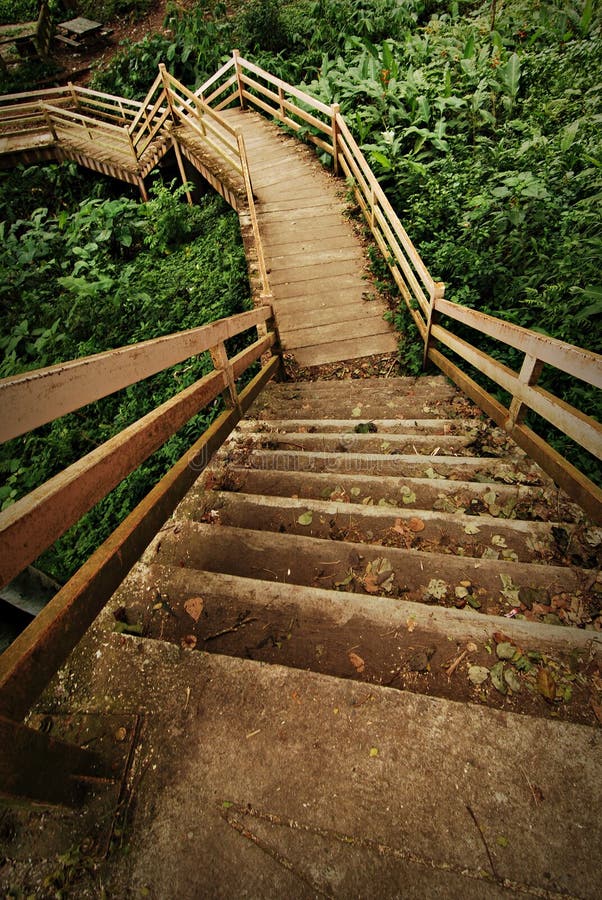 Outdoor Stairs Path stock photo. Image of landscape, direction - 12644316