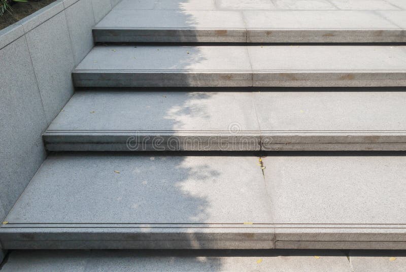 Stairway with Green Grass and Gravel Texture Stock Photo - Image of ...