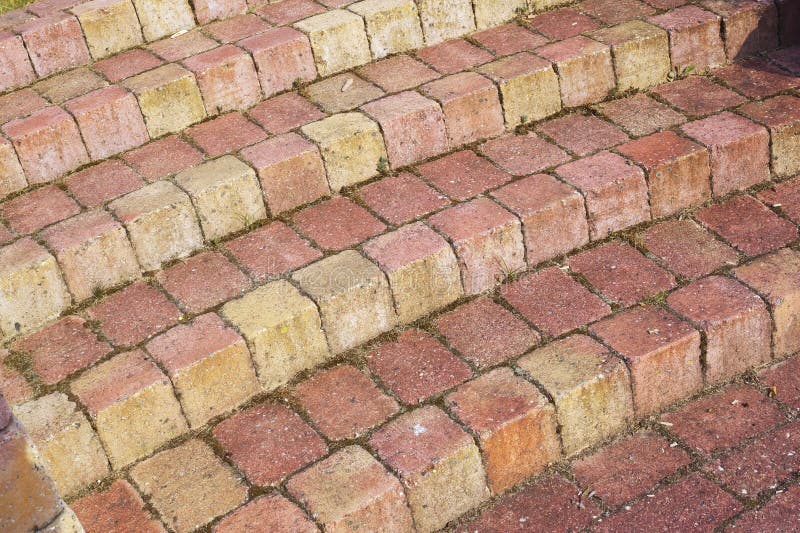 Outdoor, Steps and Bricks with Texture, Design and Abstract with ...