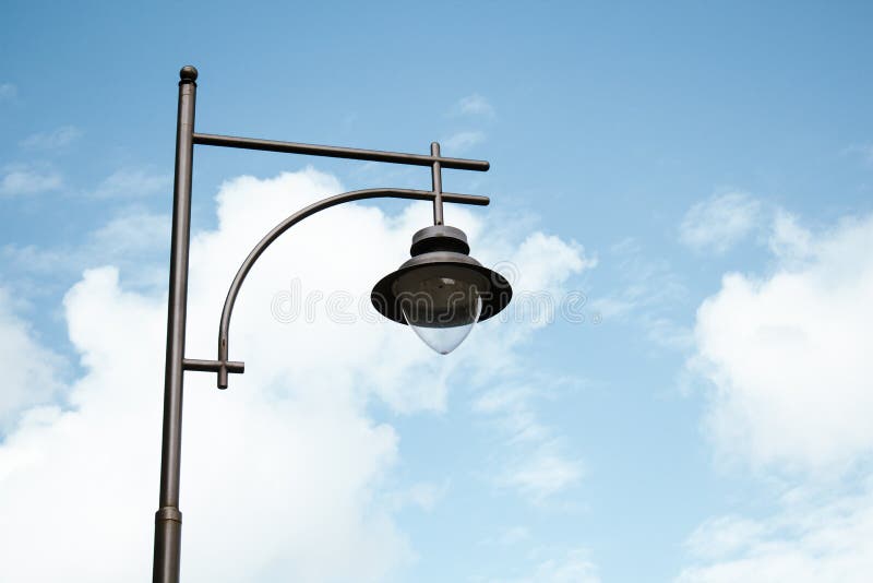 Outdoor Street Lamp during the Day Stock Image - Image of lighting ...