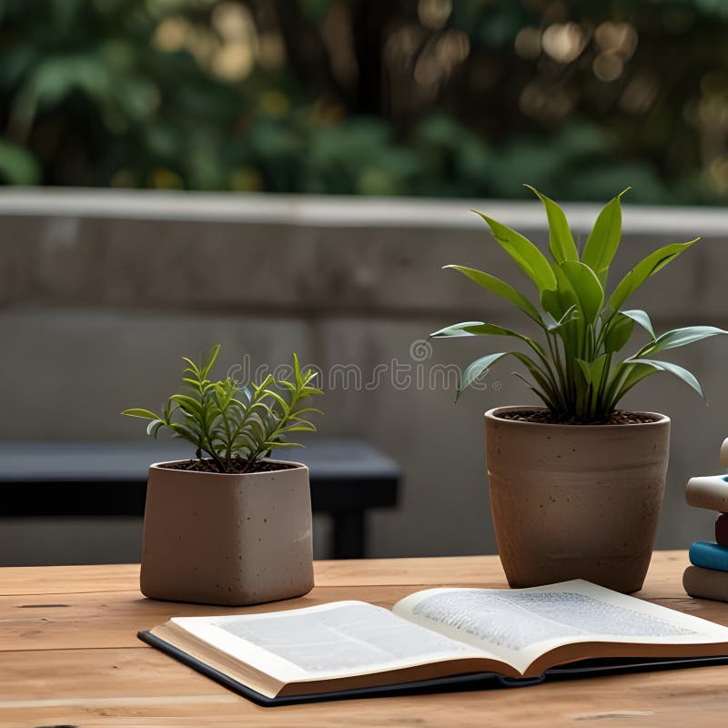 Outdoor Study Table stock illustration. Illustration of green - 344802021