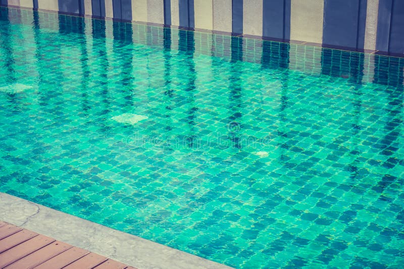 Outdoor swimming pool stock image. Image of home, water - 75881985