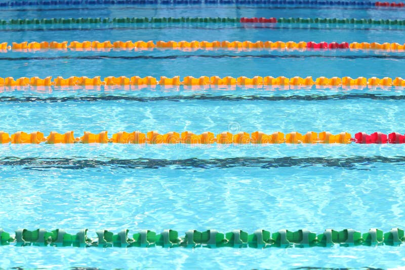 Outdoor Swimming Pool for Race Stock Image - Image of person, diving ...