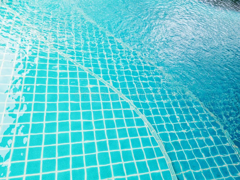 Outdoor Swimming Pool with Sunshine Stock Image - Image of nature ...