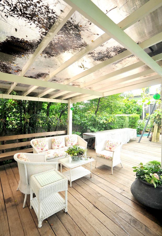 Outdoor terrace stock photo. Image of chair, outdoors - 22193932