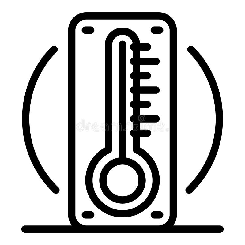 Outdoor Thermometer Clip Art Black And White