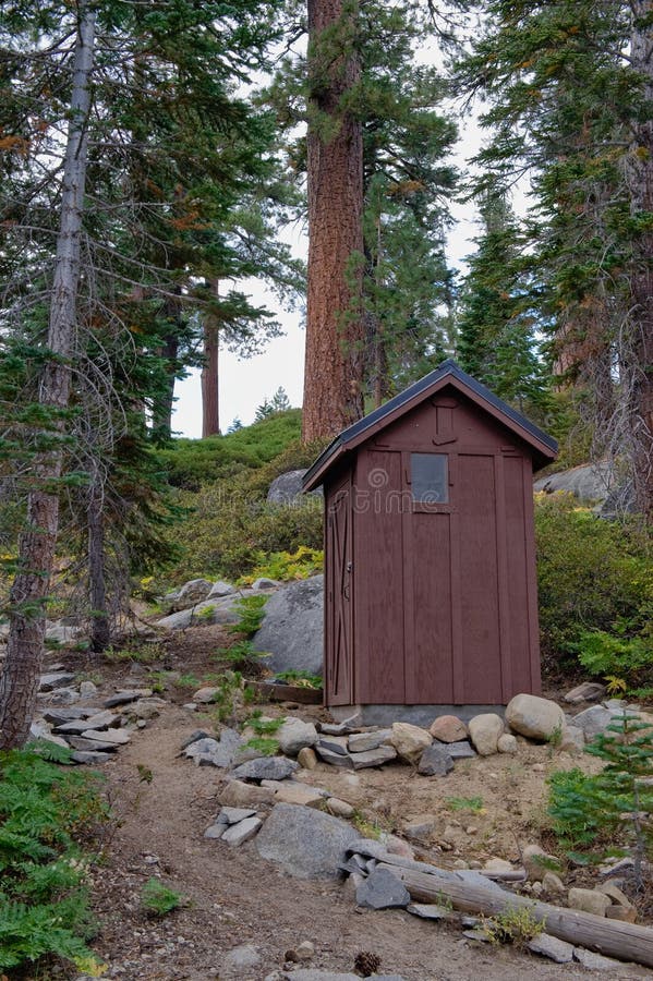 Outdoor Toilet in Australian Bush. Stock Photo - Image of outdoors ...