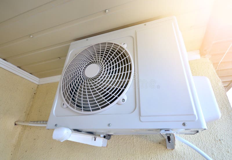 Outdoor Unit of Air Conditioner Stock Image - Image of climate, repair ...