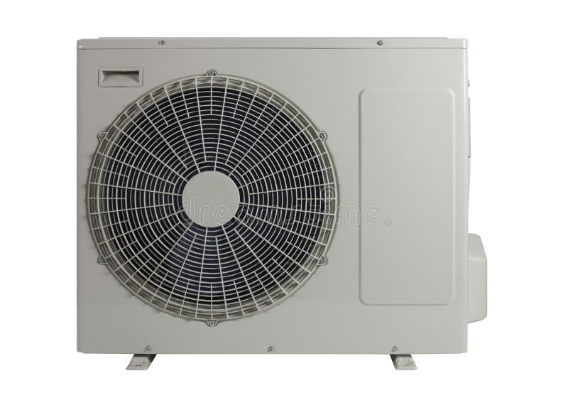 Outdoor Unit of the Split System Stock Image - Image of climate, expel ...