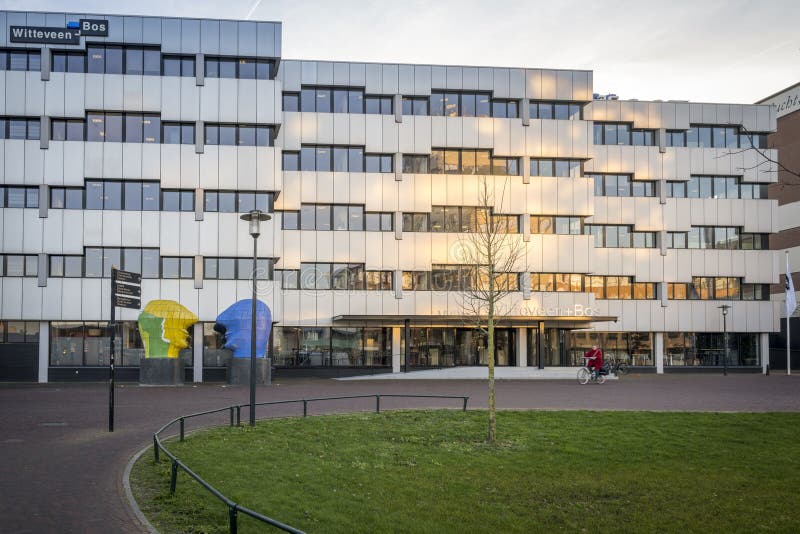 Outdoor View of a Building with Sunlight Reflecting on the Wall ...