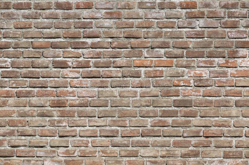 Outdoor Wall with Bricks on Row Stock Image - Image of materials ...