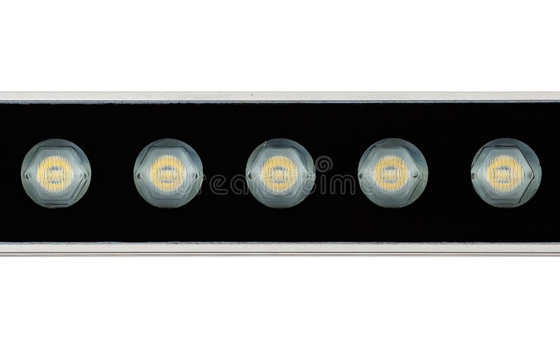 Outdoor Waterproof LED Panel Isolated on White Background Stock Photo ...