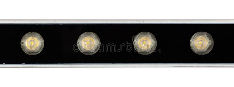 Outdoor Waterproof LED Panel Isolated on White Background Stock Image ...