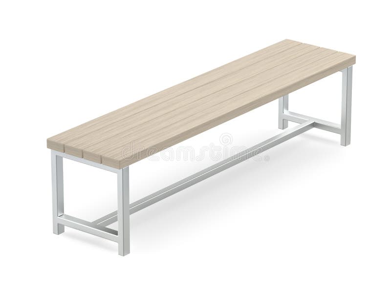Outdoor wood bench stock image. Illustration of furniture - 238639255
