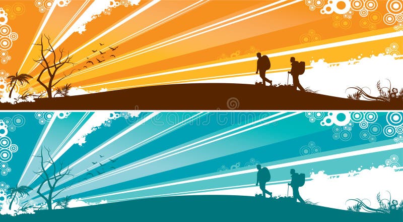 Outdoors banner stock vector. Illustration of wallpaper - 11674345