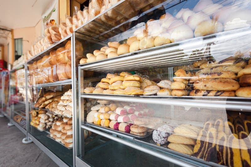 Outdoors bread stall stock photo. Image of loaf, stall - 194570886