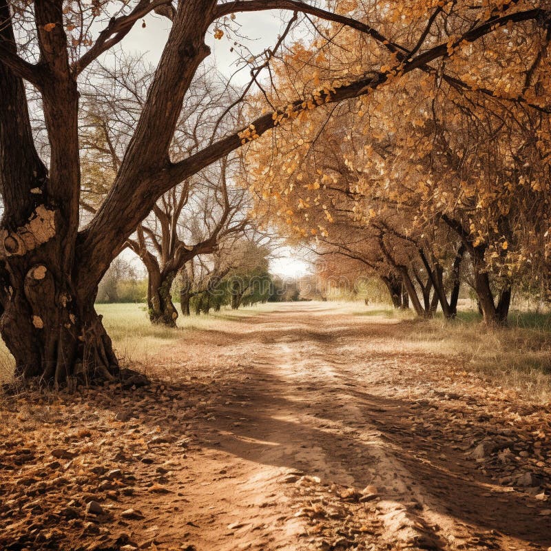 Outdoors during the Fall Season with Tree on Left Side. Stock ...