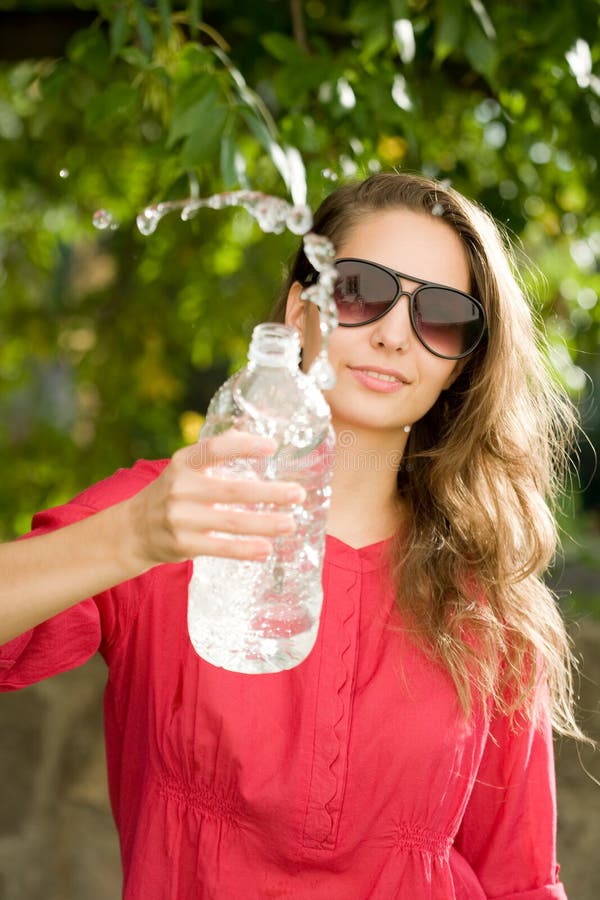 Outdoors water fun. stock photo. Image of leaves, gorgeous - 26228946