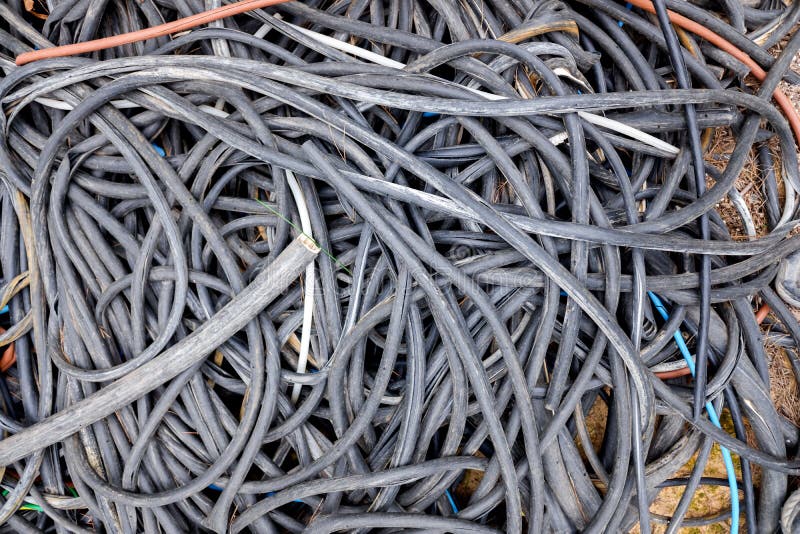 Outer Casings of Pvc Electrical Cables, Abandoned and Discarded, Ready ...