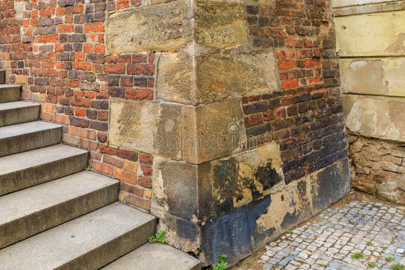 The Outer Corner of the Wall, an Element of the European Tourist Cozy ...