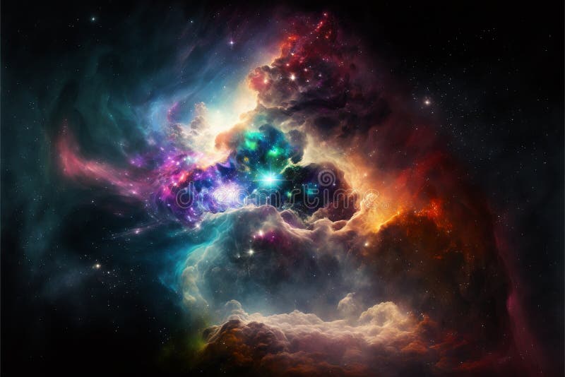 Outer Deep Vast Space Endless Nebula Galaxy Wallpaper Background ...