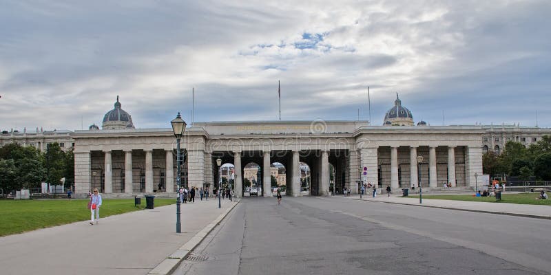 Outer Gate of Hofburg Castle in Vienna Editorial Image - Image of outer ...