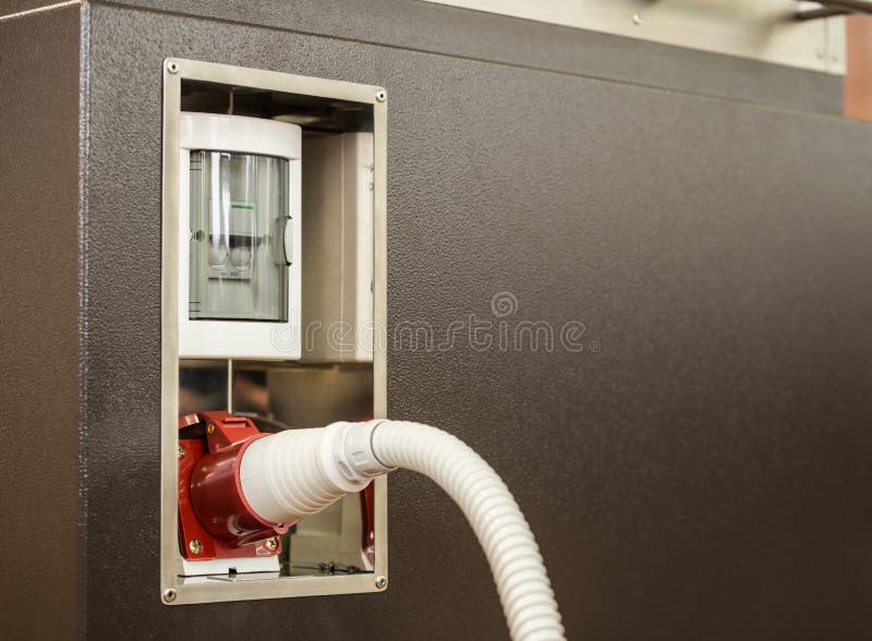 Outer Side of Metal Housing of Electrical Relay Stock Photo - Image of ...