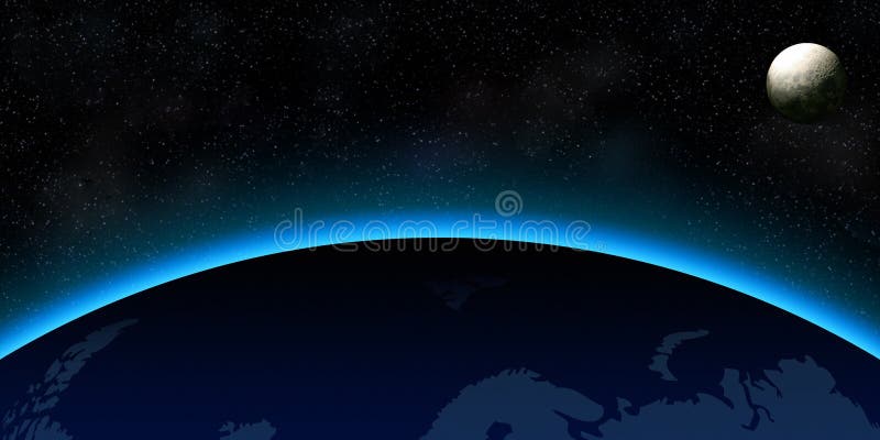 Outer Space stock illustration. Illustration of reflection - 5067831