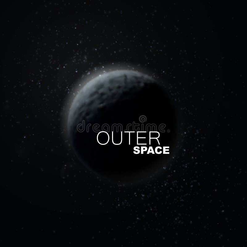 Outer Space. Abstract Vector Illustration Stock Vector - Illustration ...