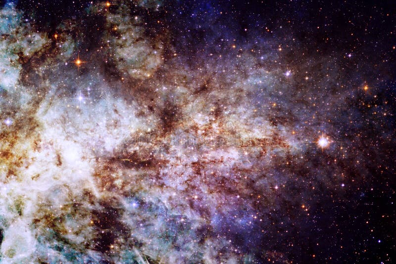 Outer Space Art. Starfield. Elements of this Image Furnished by NASA ...