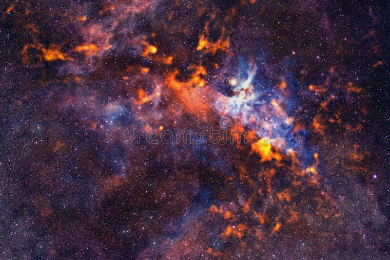 Outer Space Art. Starfield. Elements of this Image Furnished by NASA ...