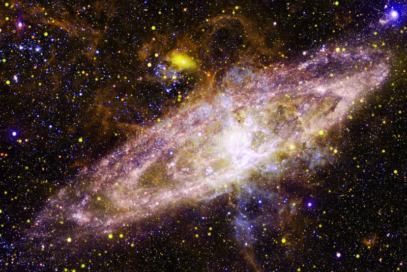 Outer Space Art. Starfield. Elements of this Image Furnished by NASA ...