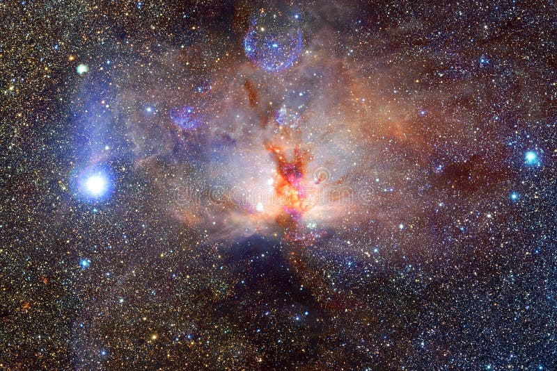 Outer Space Art. Starfield. Elements of this Image Furnished by NASA ...