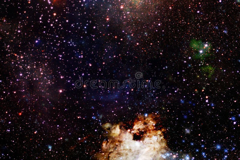 Outer Space Art. Starfield. Elements of this Image Furnished by NASA ...