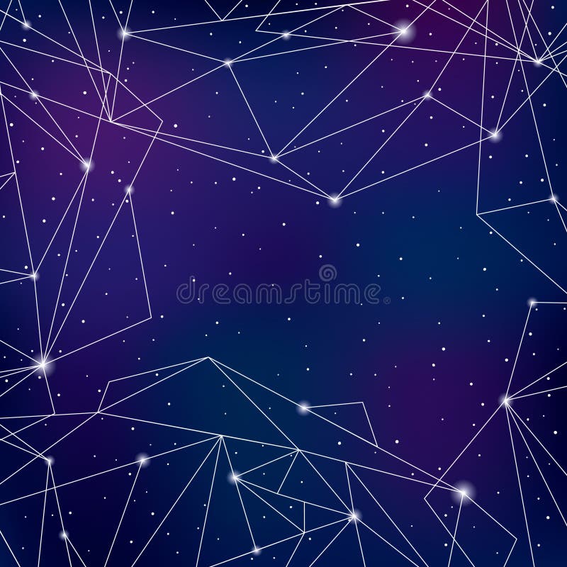 Outer Space Background. Cosmos. Vector Stock Vector - Illustration of ...