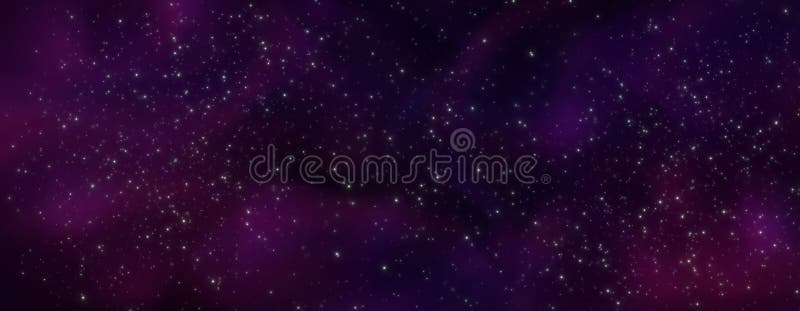 Outer Space Background with Field of Stars. Stock Illustration ...