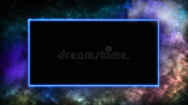 Space Galaxy Frame Backgrond