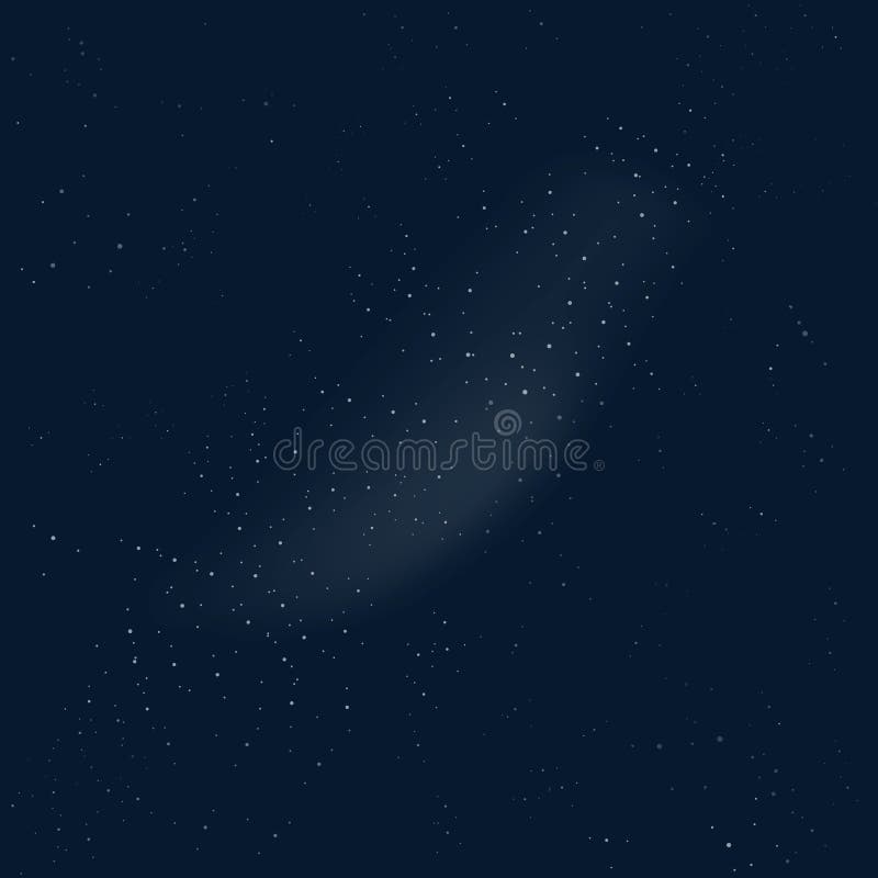 Outer Space Background Vector Illustration, Night Sky Cosmic with Stars ...