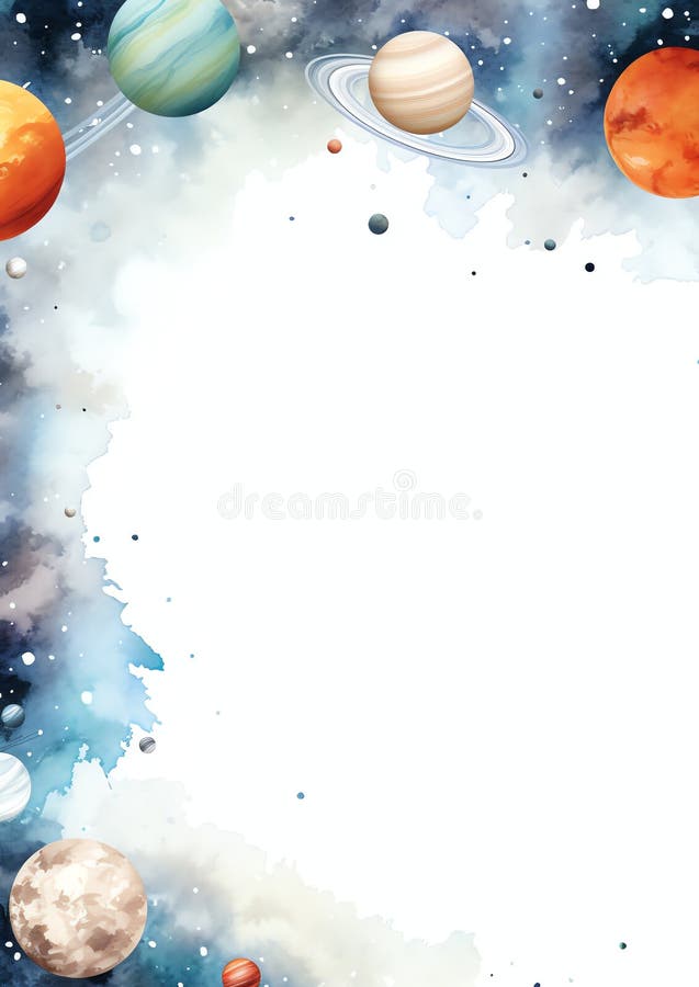 Solar System Wallpaper Border