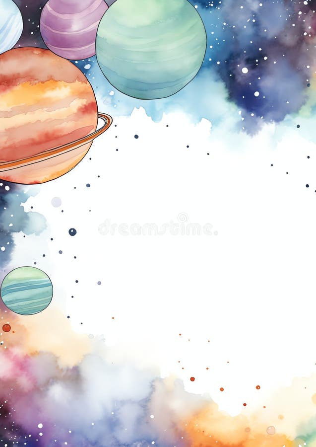 Solar System Wallpaper Border