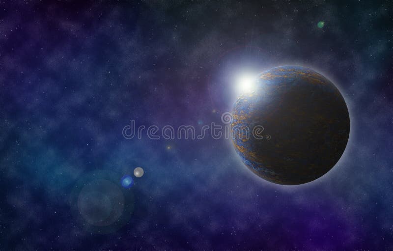 Outer Space Graphic Design Background Stock Vector - Illustration of ...