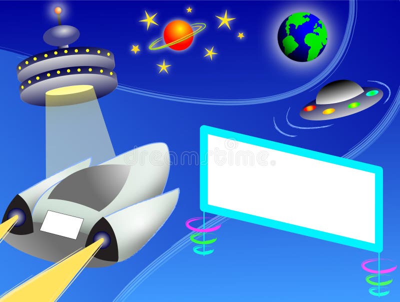 Outer Space Highway/eps stock vector. Illustration of futuristic - 1713076