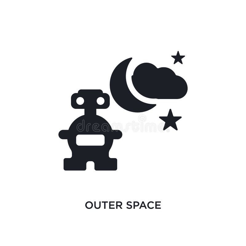 Outer Space Isolated Icon. Simple Element Illustration from Artificial ...