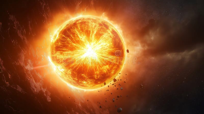 Outer Space with Nice Galaxy for Wallpaper Stock Image - Image of light ...